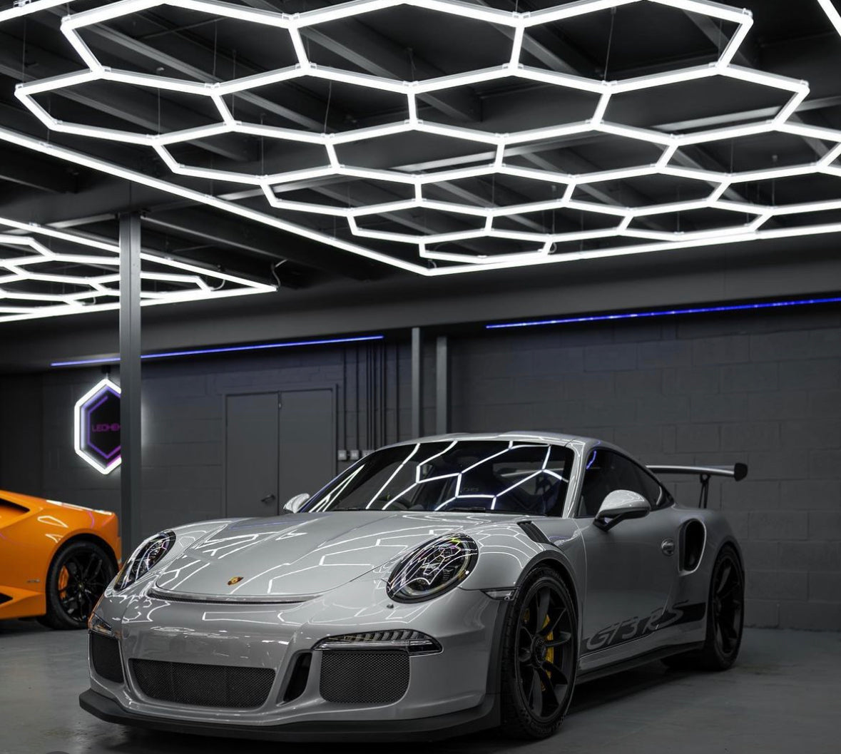 HIVE - (Gen 2) Hexagon LED Lighting System - Double Garage Kit with Bo